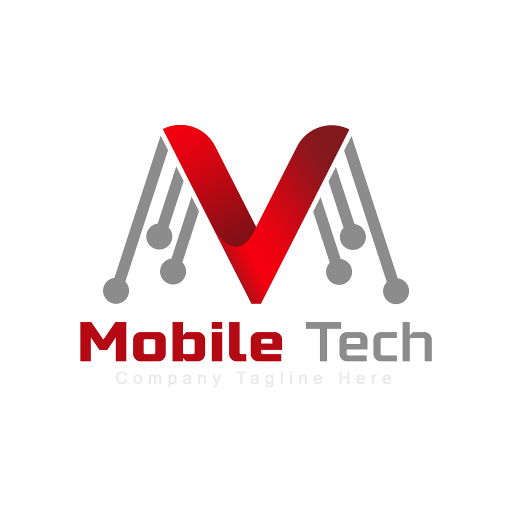 Mobile Tech Logo Design – GraphicsFamily