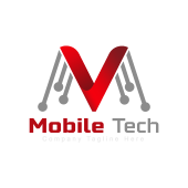 Mobile Tech Logo Design – GraphicsFamily