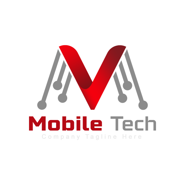 Mobile Tech Logo Design – GraphicsFamily