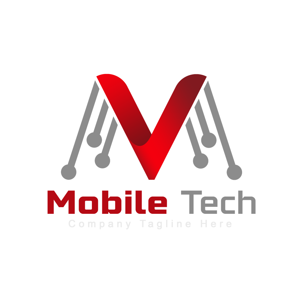 Mobile Tech Logo Design – GraphicsFamily