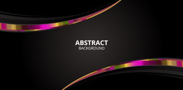Abstract Black Colorful Background Design – GraphicsFamily
