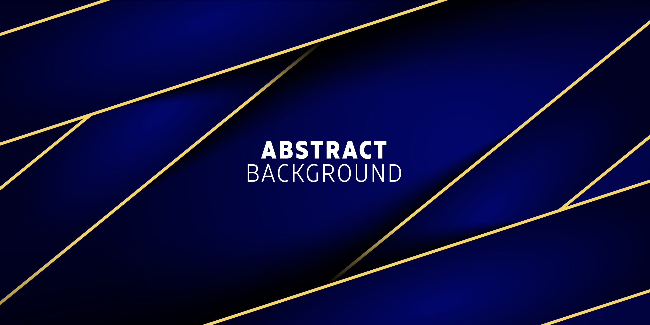 Blue And Gold Abstract Background