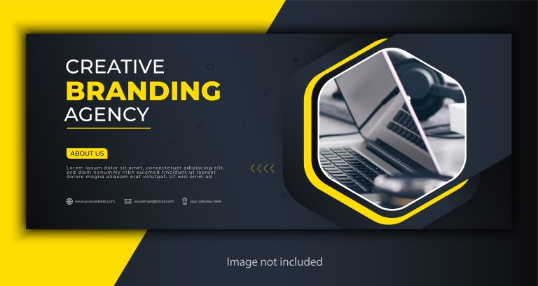Cover Banner for Creative Branding Agency – GraphicsFamily