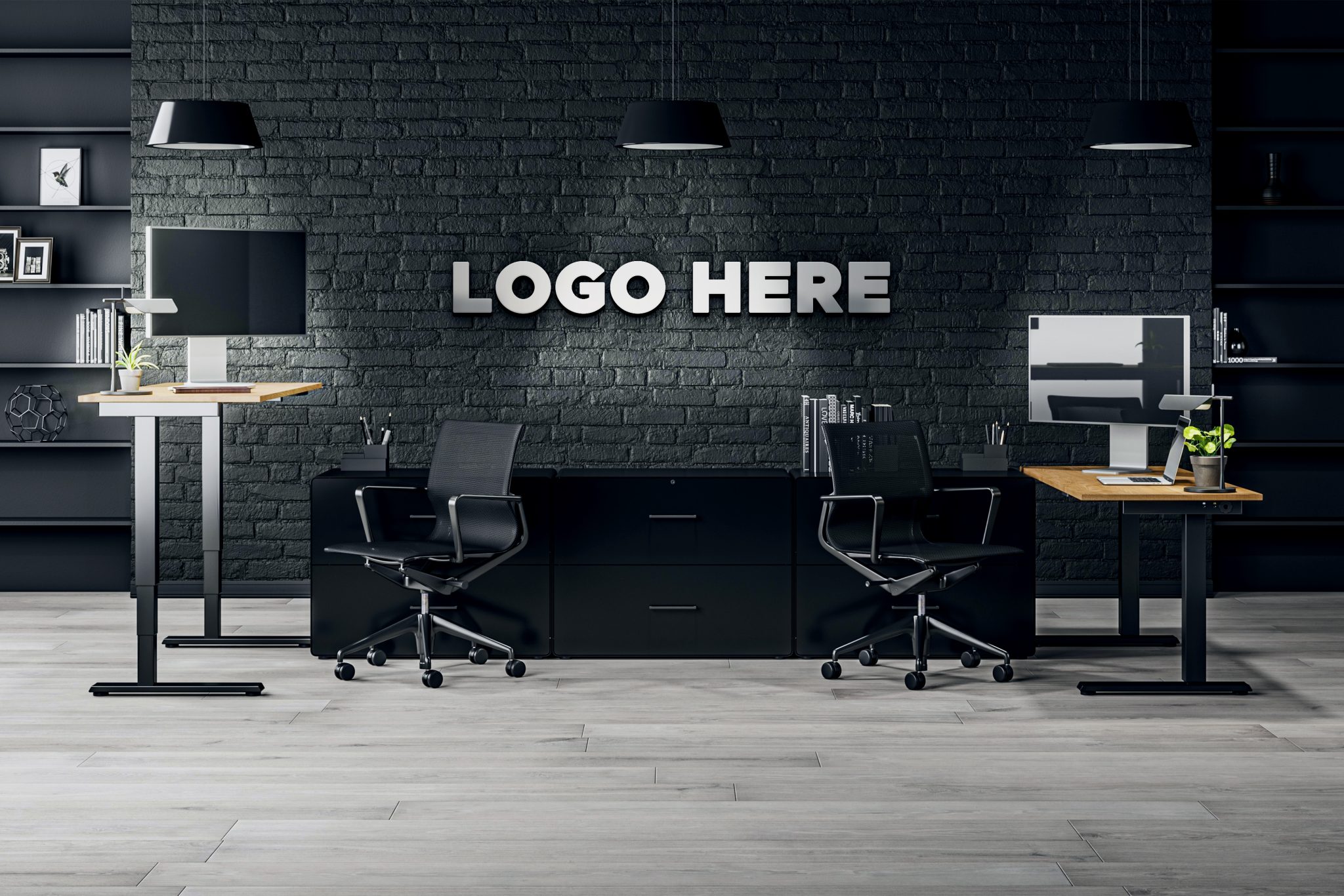 35+ Free Office Logo Mockups – GraphicsFamily