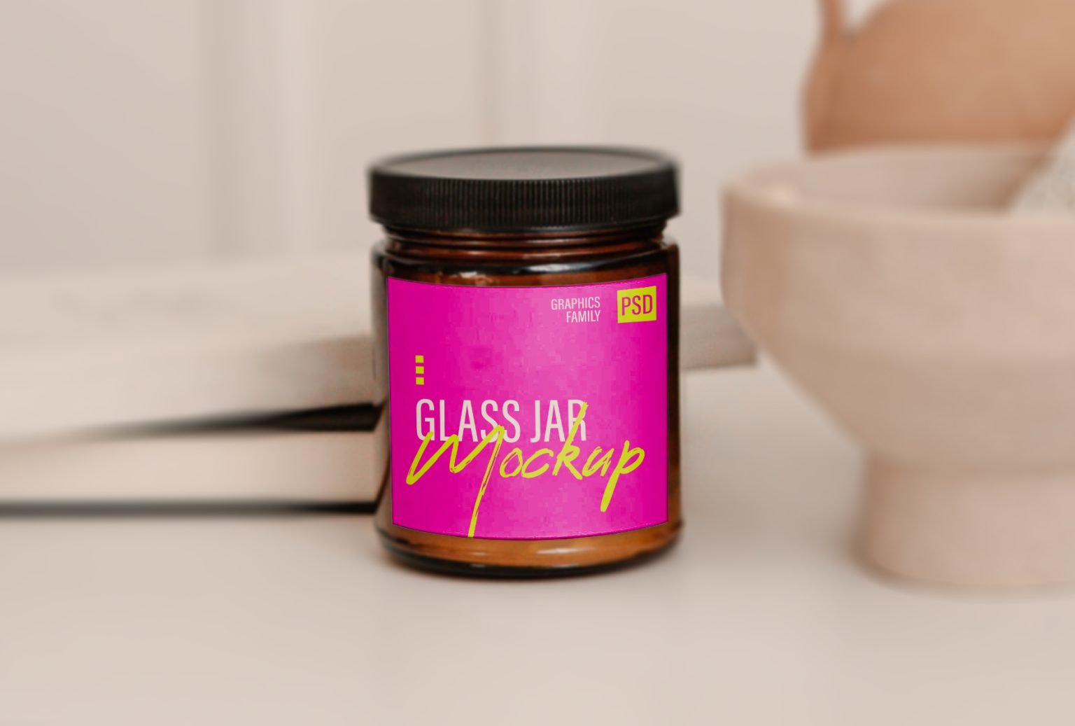 8+ Free Jar Mockups – GraphicsFamily