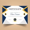 Modern Award Certificate Template – GraphicsFamily