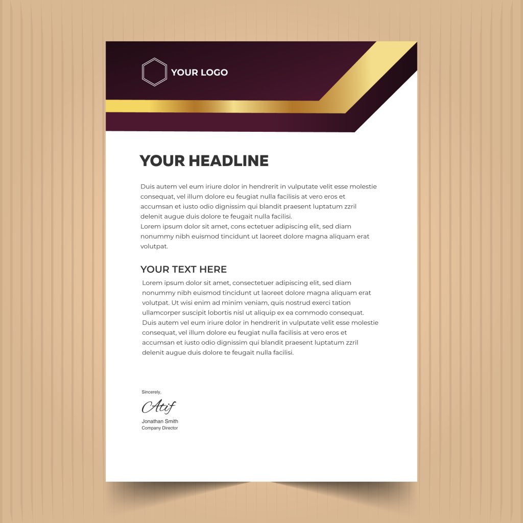5+ Letterhead – GraphicsFamily