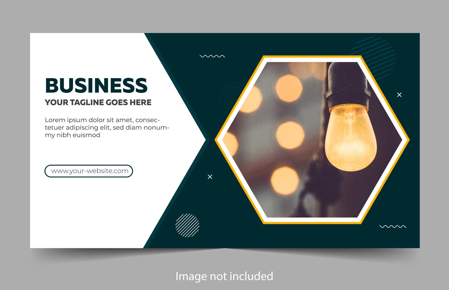 Simple Banner Template for Facebook Cover – GraphicsFamily