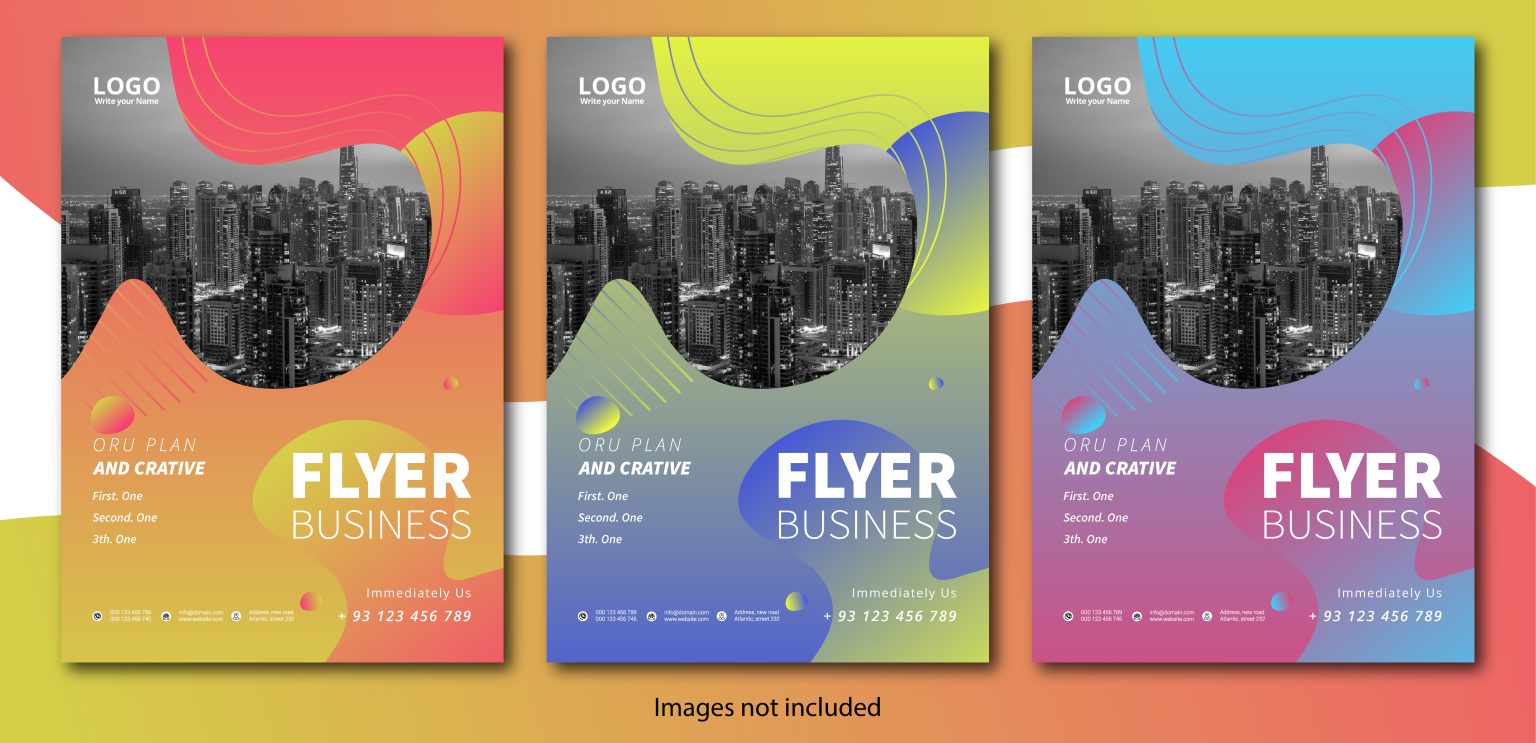 Simple Colorful Flyer Design – GraphicsFamily
