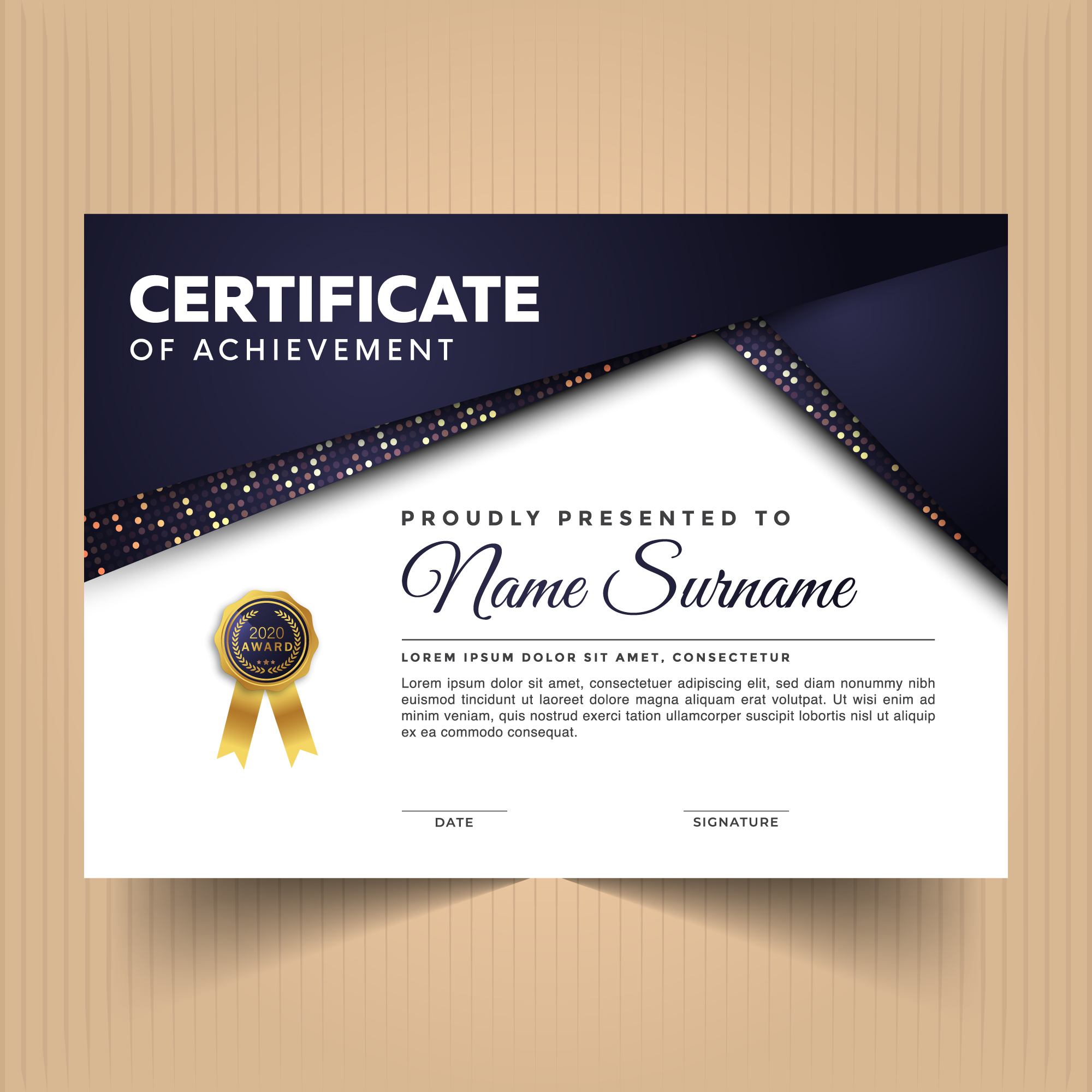 131+ Free Certificate Templates Download - GraphicsFamily