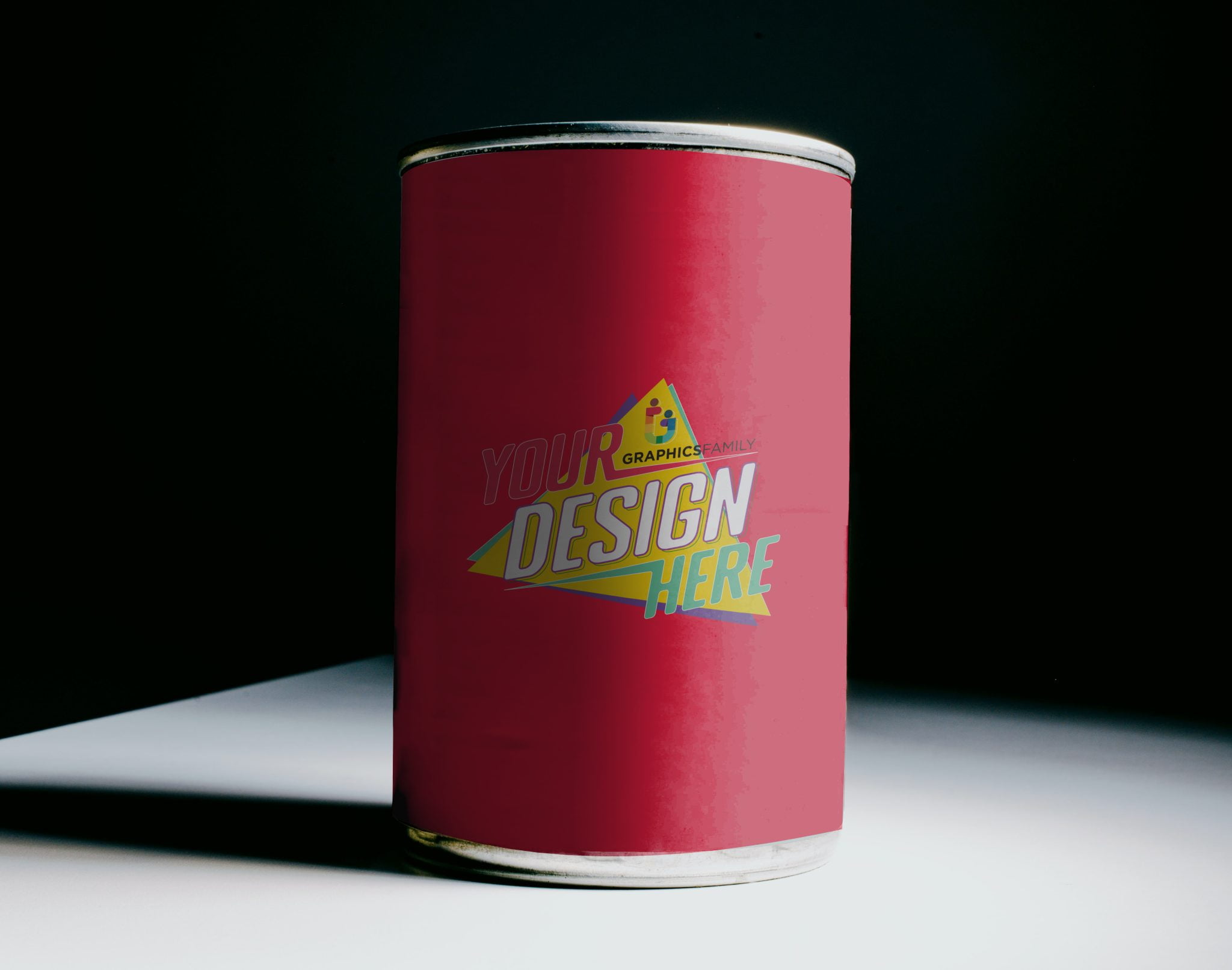 Tin Can Design Mockup Download – GraphicsFamily