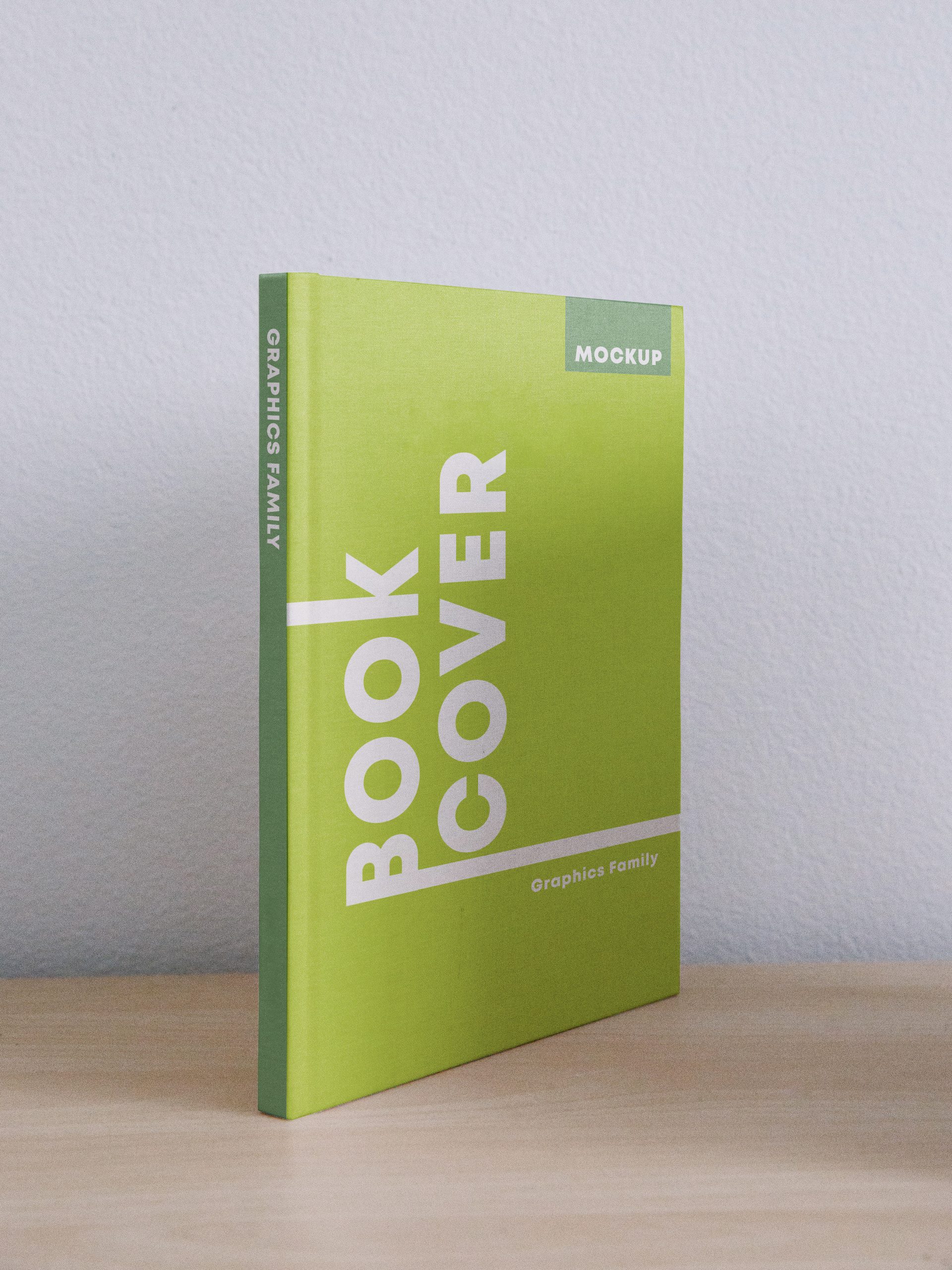 Book Cover Spine Design Mockup GraphicsFamily
