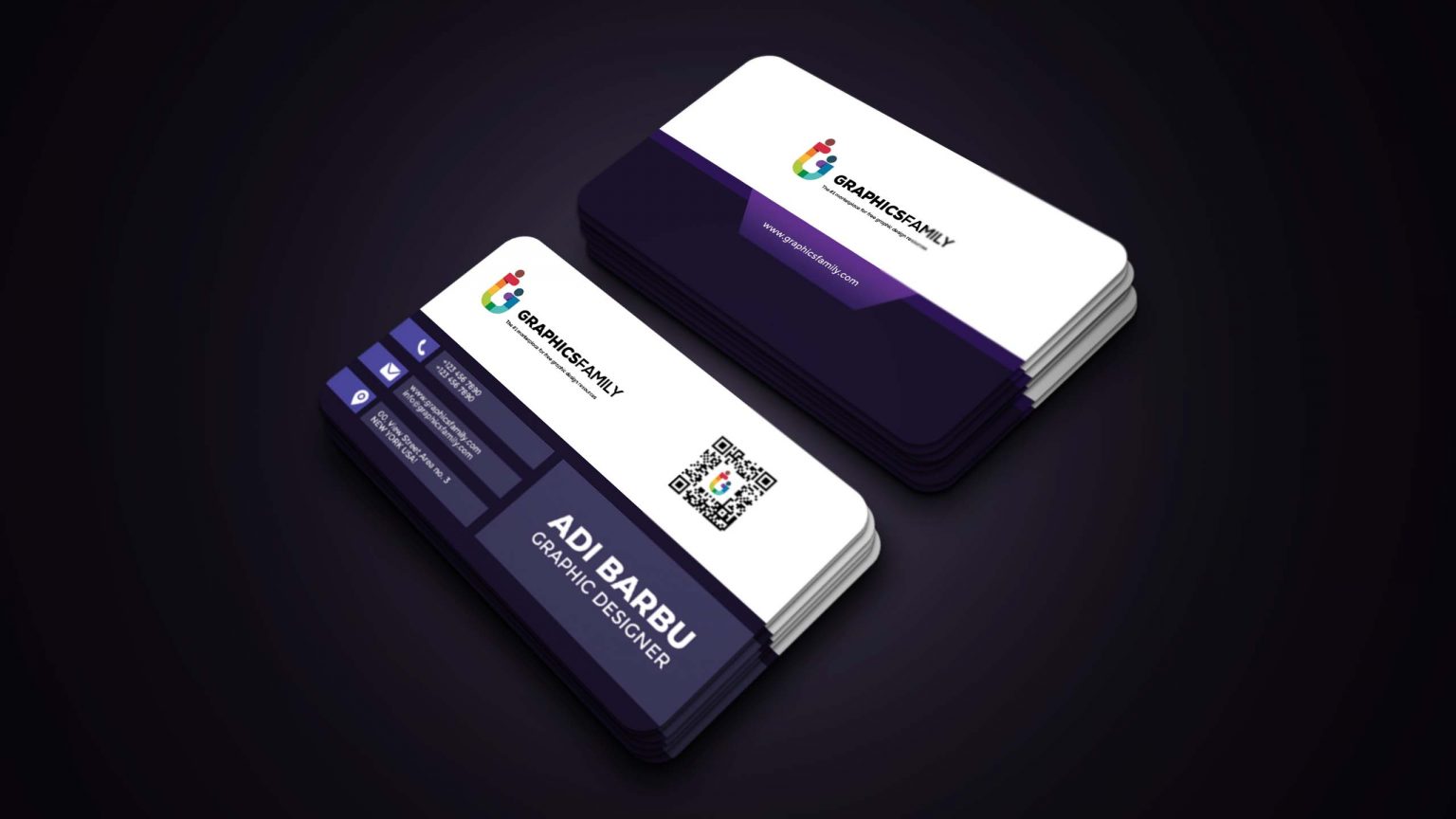 Eye-Catching Business Card Template Design – GraphicsFamily