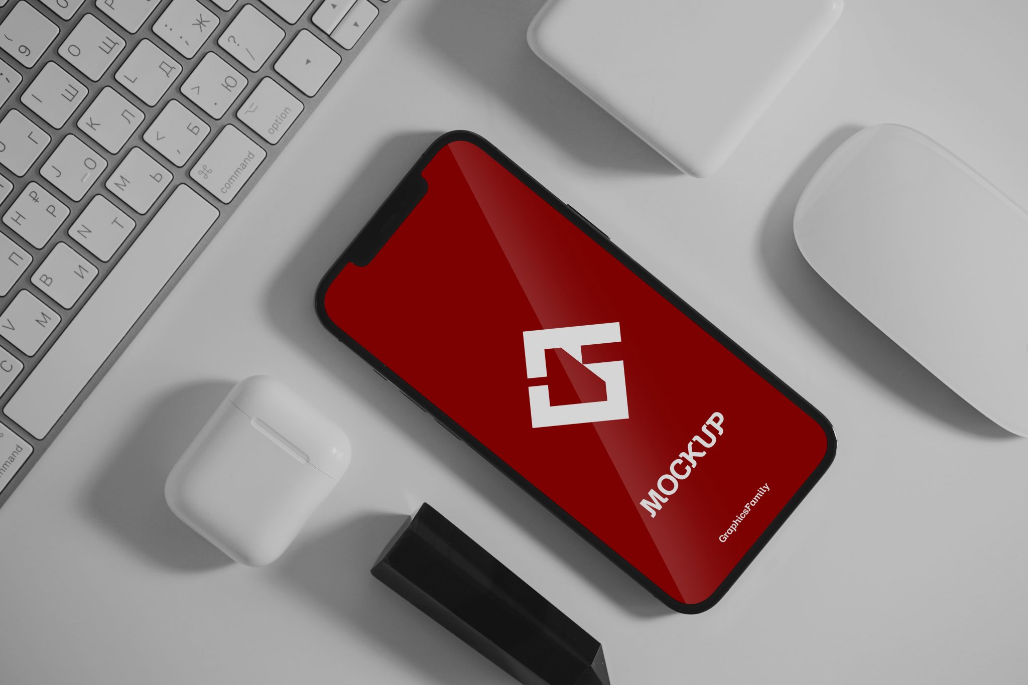 iPhone 13 User Interface App Design Mockup – GraphicsFamily