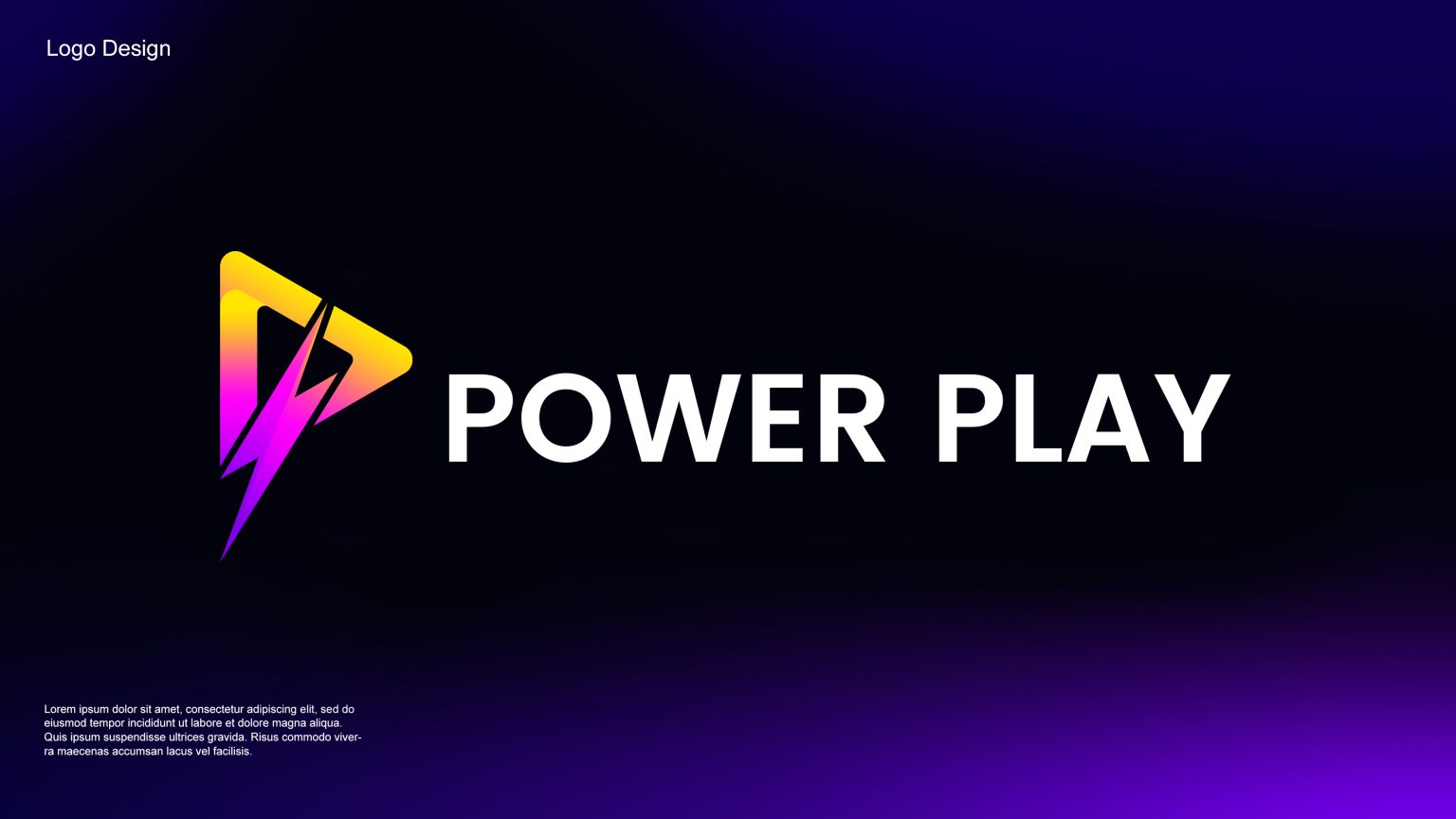 Power Play Logo Design – GraphicsFamily