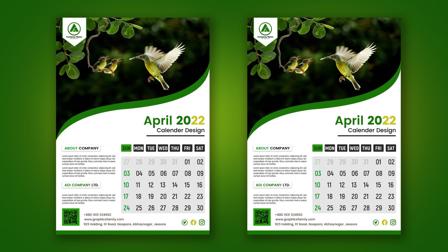 31+ Best Free Calendar PSD Templates To Download - GraphicsFamily