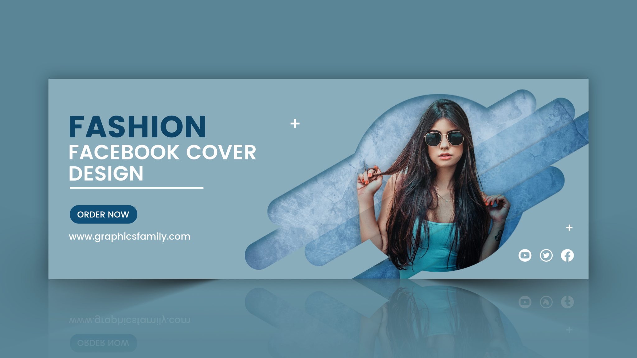 Fashion Model Facebook Cover Design – GraphicsFamily