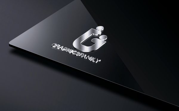 3D Metal Logo Mockup – GraphicsFamily