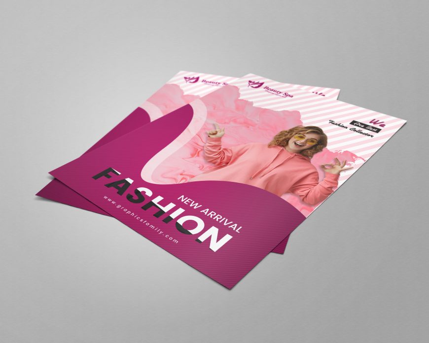 Free Fashion Flyer Design Template for Promoting Product or Event ...