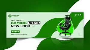 Free E-commerce Product Banner Design with Green Colors – GraphicsFamily
