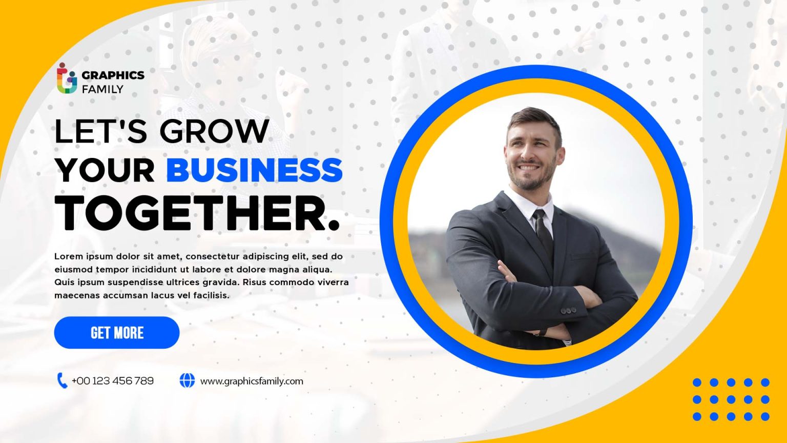 Free Professional Marketing Website Banner Design – GraphicsFamily