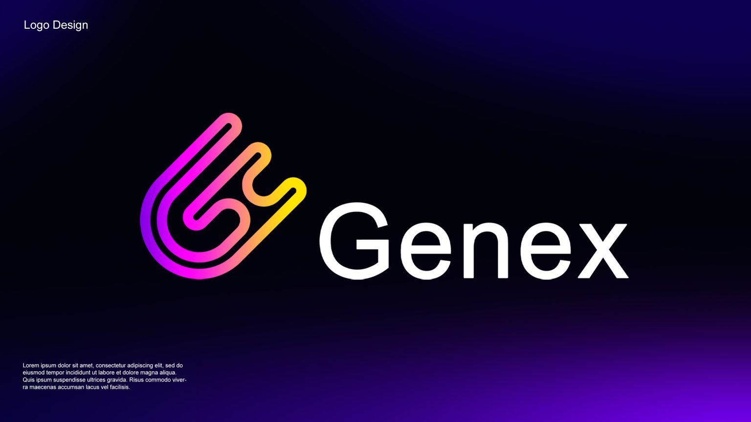 Genex Logo Design – GraphicsFamily