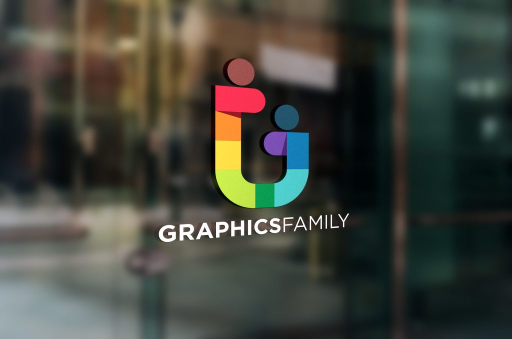 Glass Door Signage Logo Mockup – GraphicsFamily
