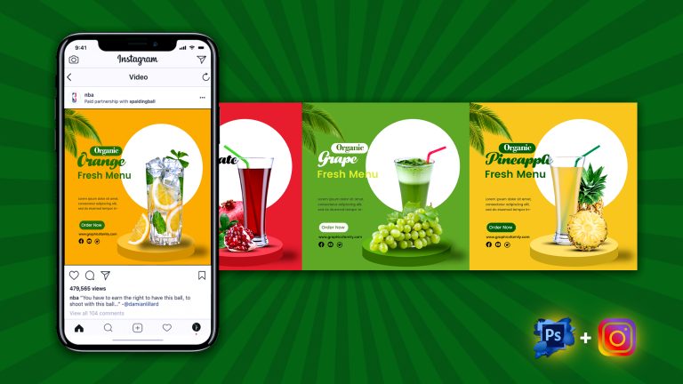 Instagram Carousel Design Template – GraphicsFamily