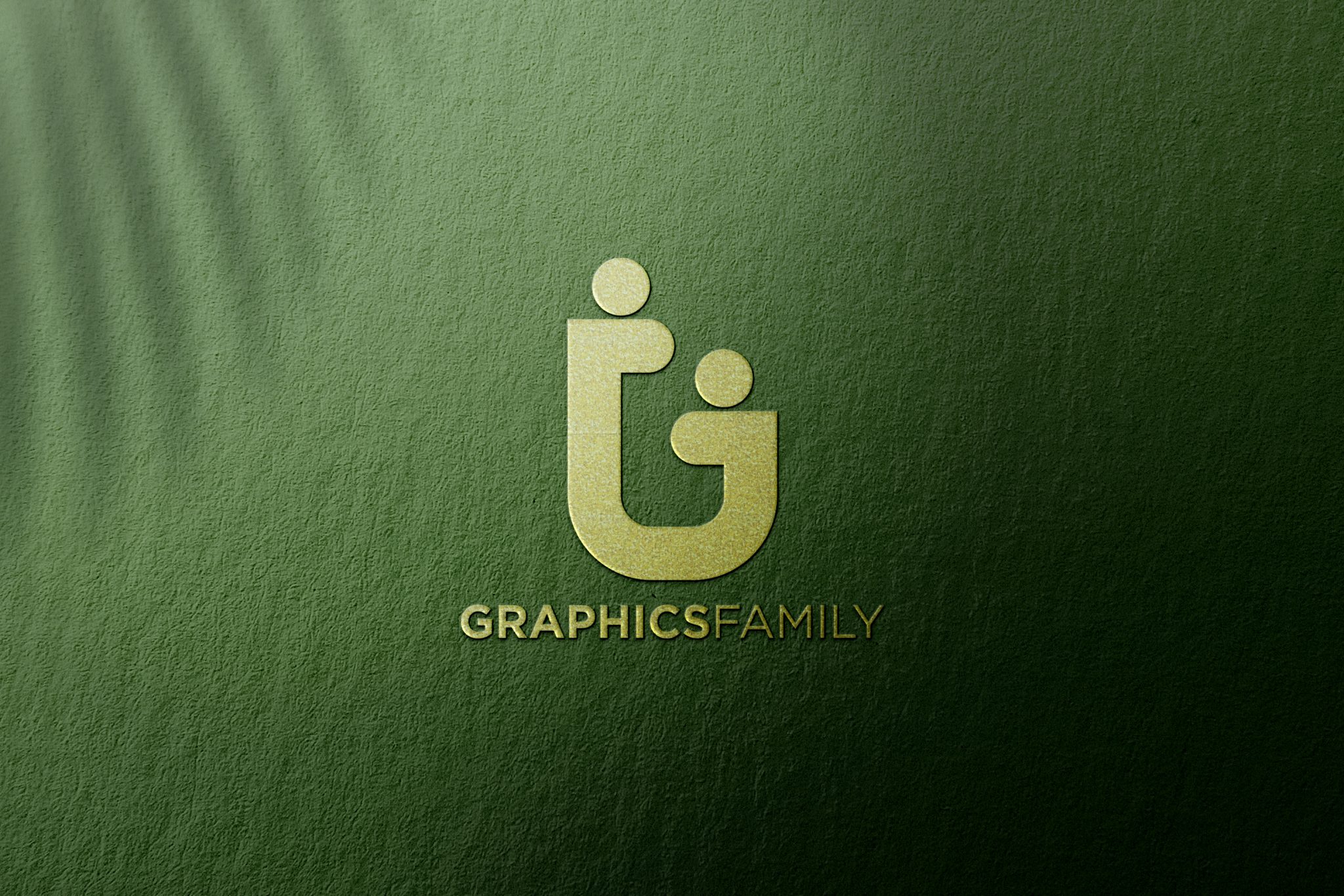 Logo Mockup Textured Luxury Gold – GraphicsFamily