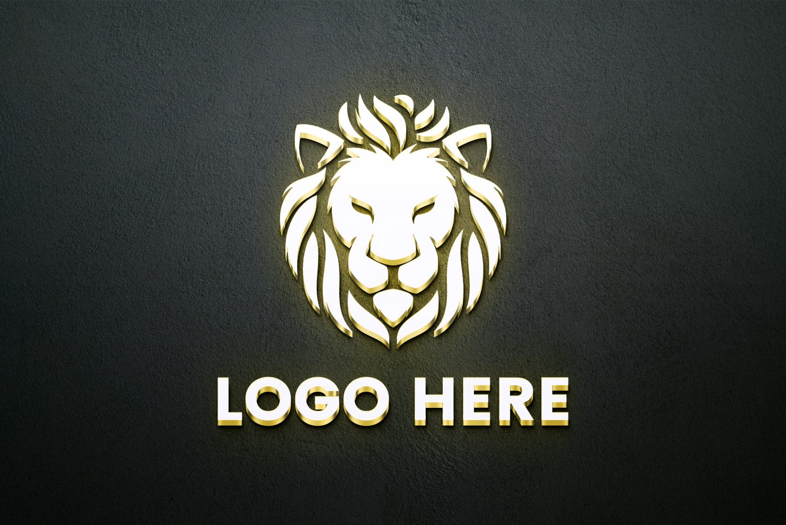 Wall Light Effect Logo Mockup – GraphicsFamily