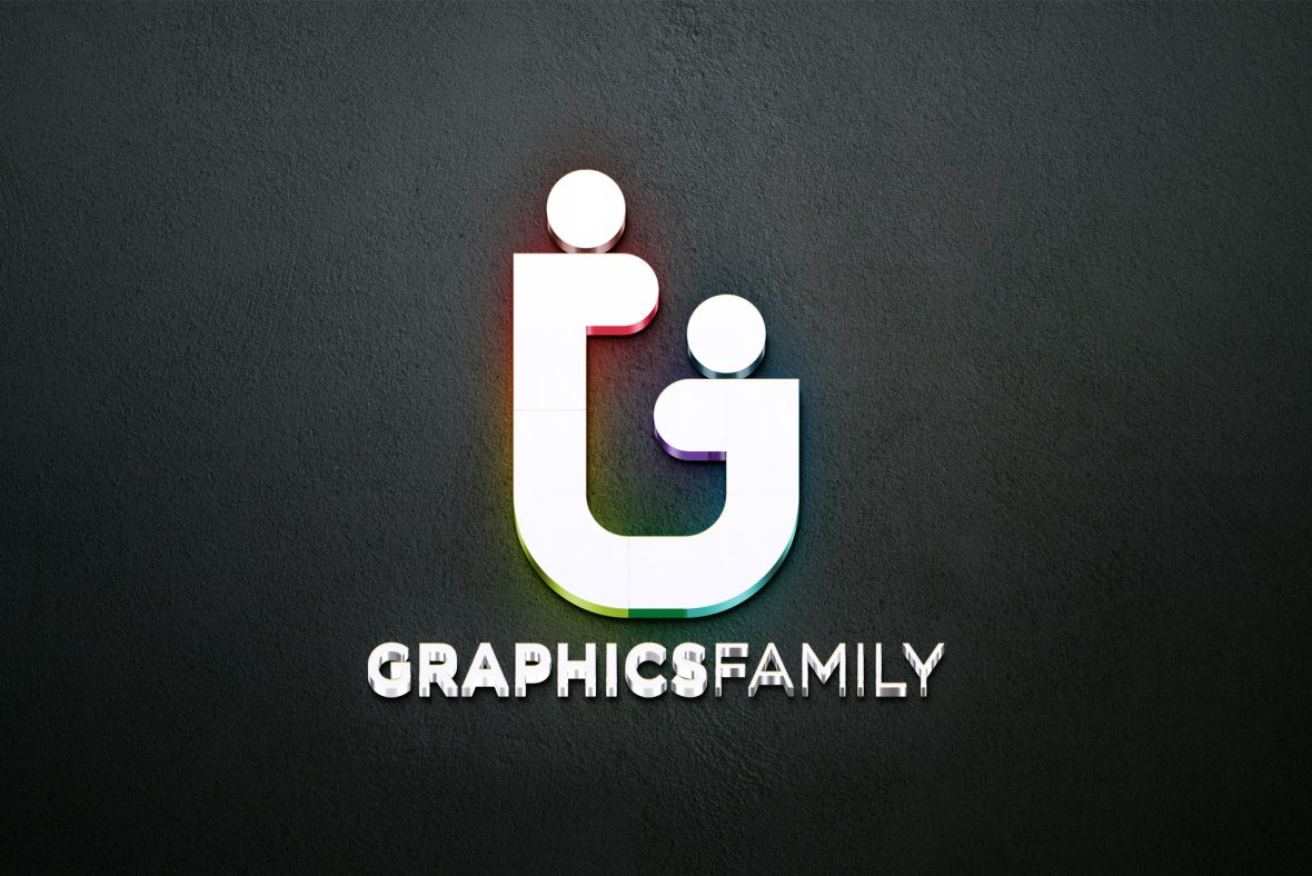 Wall Light Effect Logo Mockup – GraphicsFamily