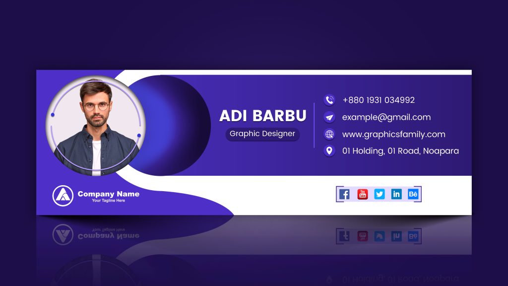 Custom Email Signature Design – GraphicsFamily
