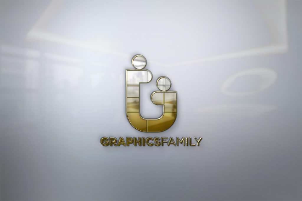 Glass Effects Logo Mockup On Office Background – GraphicsFamily