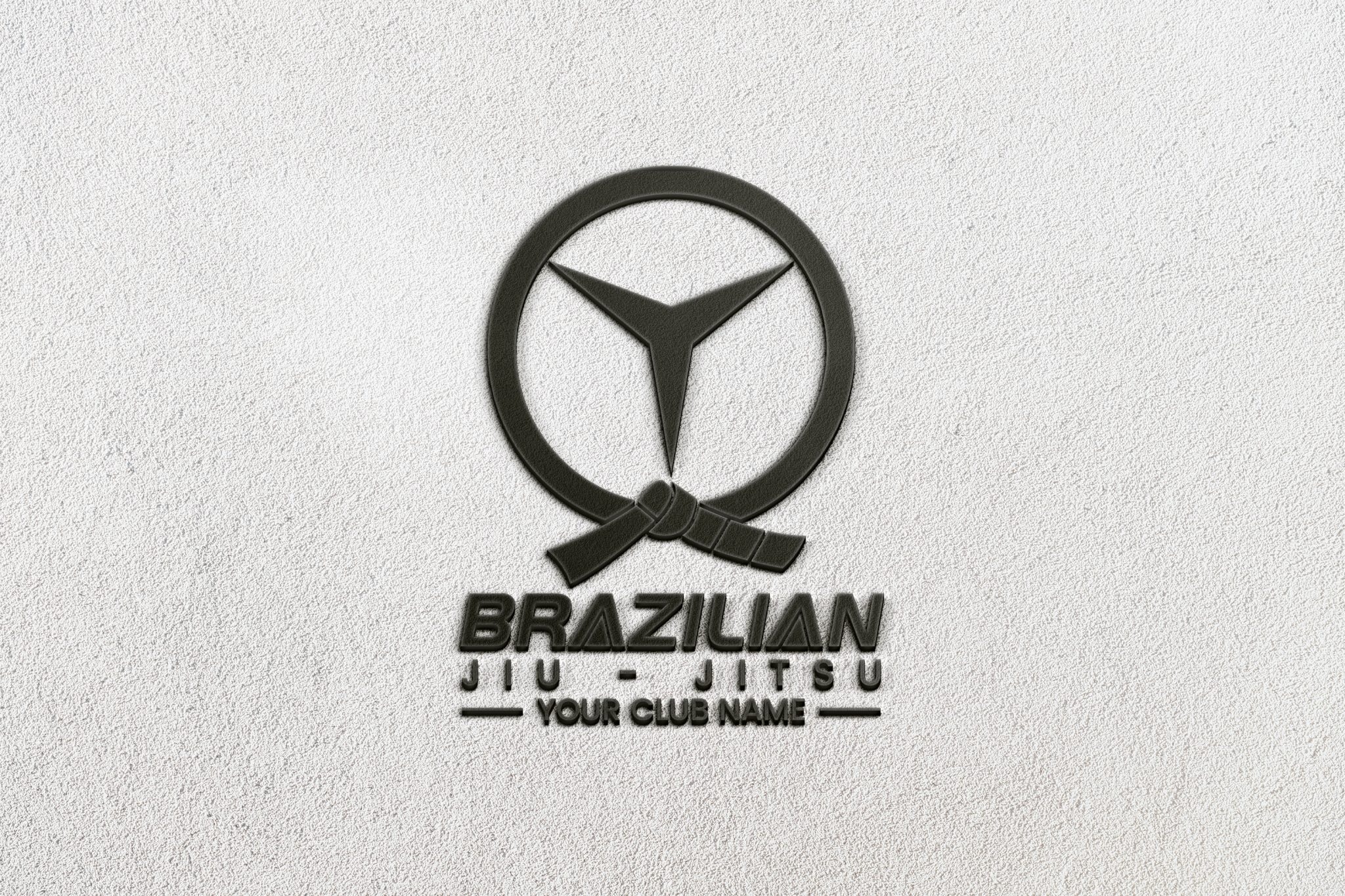 Brazilian Jiu Jitsu Martial Arts Logo Design Tutorial – GraphicsFamily