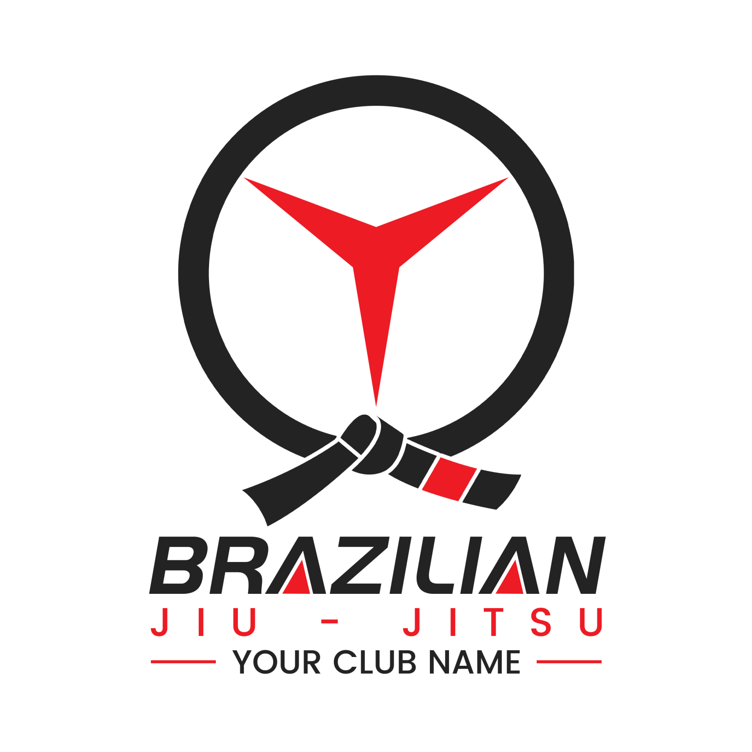 Brazilian Jiu Jitsu Martial Arts Logo Design Tutorial – GraphicsFamily