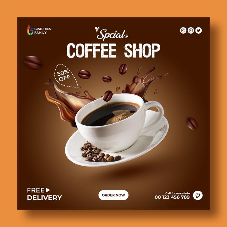 23+ Best Free Coffee PSD Templates To Download - GraphicsFamily