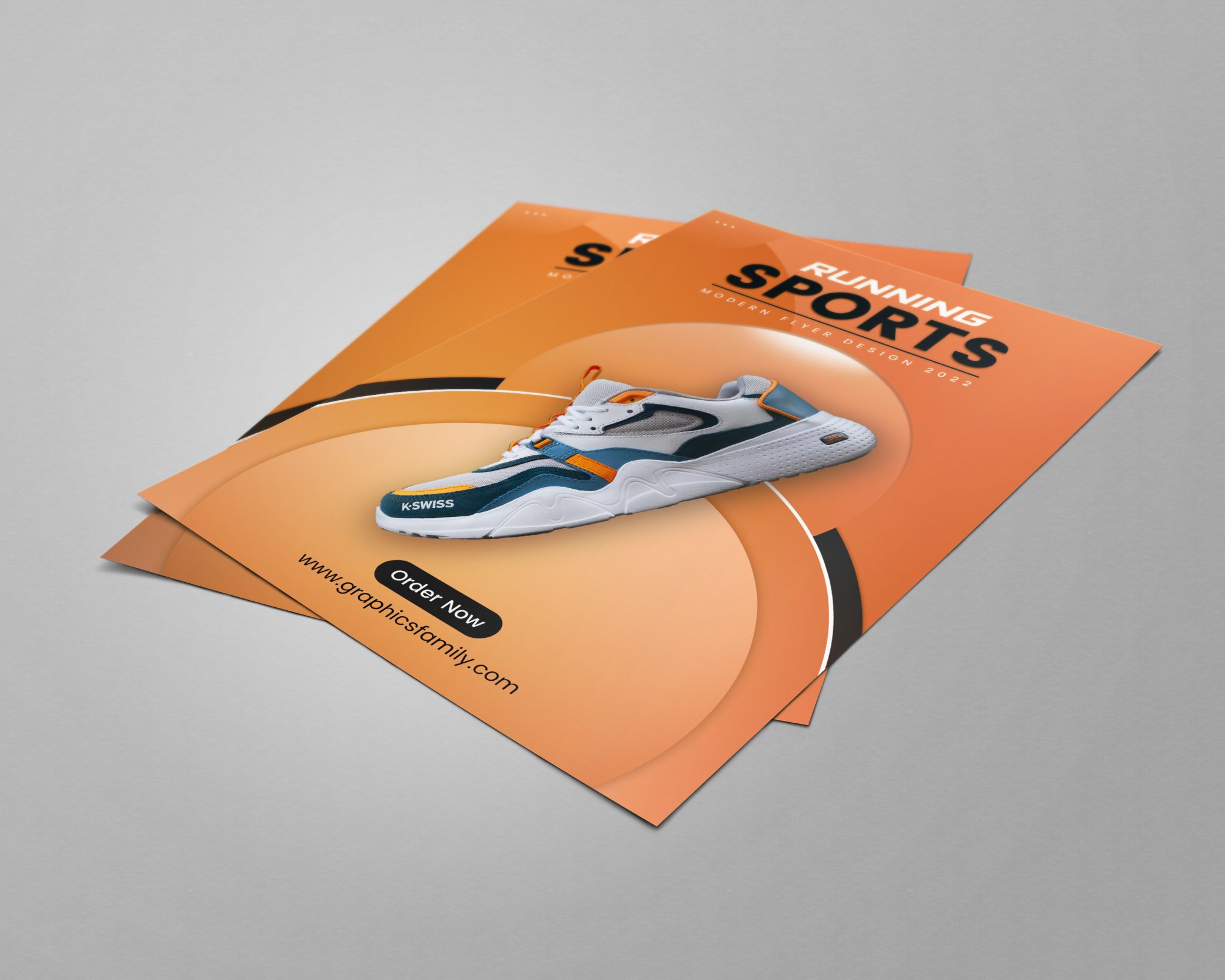 Professional Shoes A4 Flyer Design – GraphicsFamily