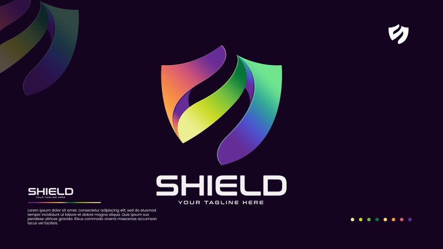 Abstract Colorful Shield Logo Design – GraphicsFamily