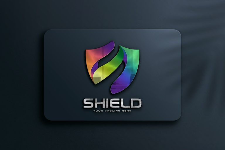 Abstract Colorful Shield Logo Design – GraphicsFamily