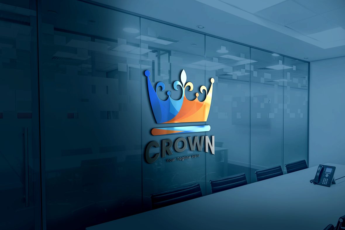 Colorful Crown Logo Design – GraphicsFamily