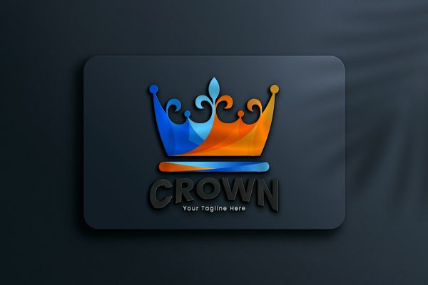 Colorful Crown Logo Design – GraphicsFamily