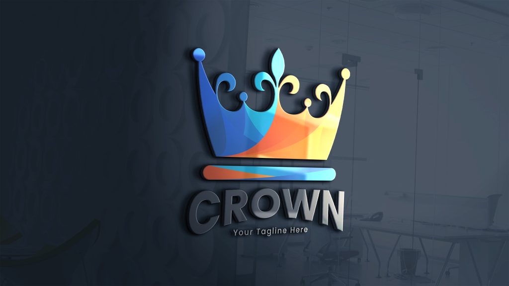Colorful Crown Logo Design – GraphicsFamily