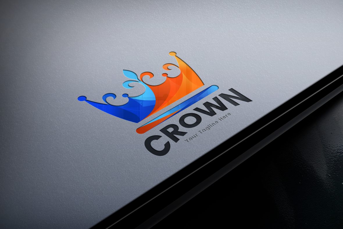Colorful Crown Logo Design – GraphicsFamily