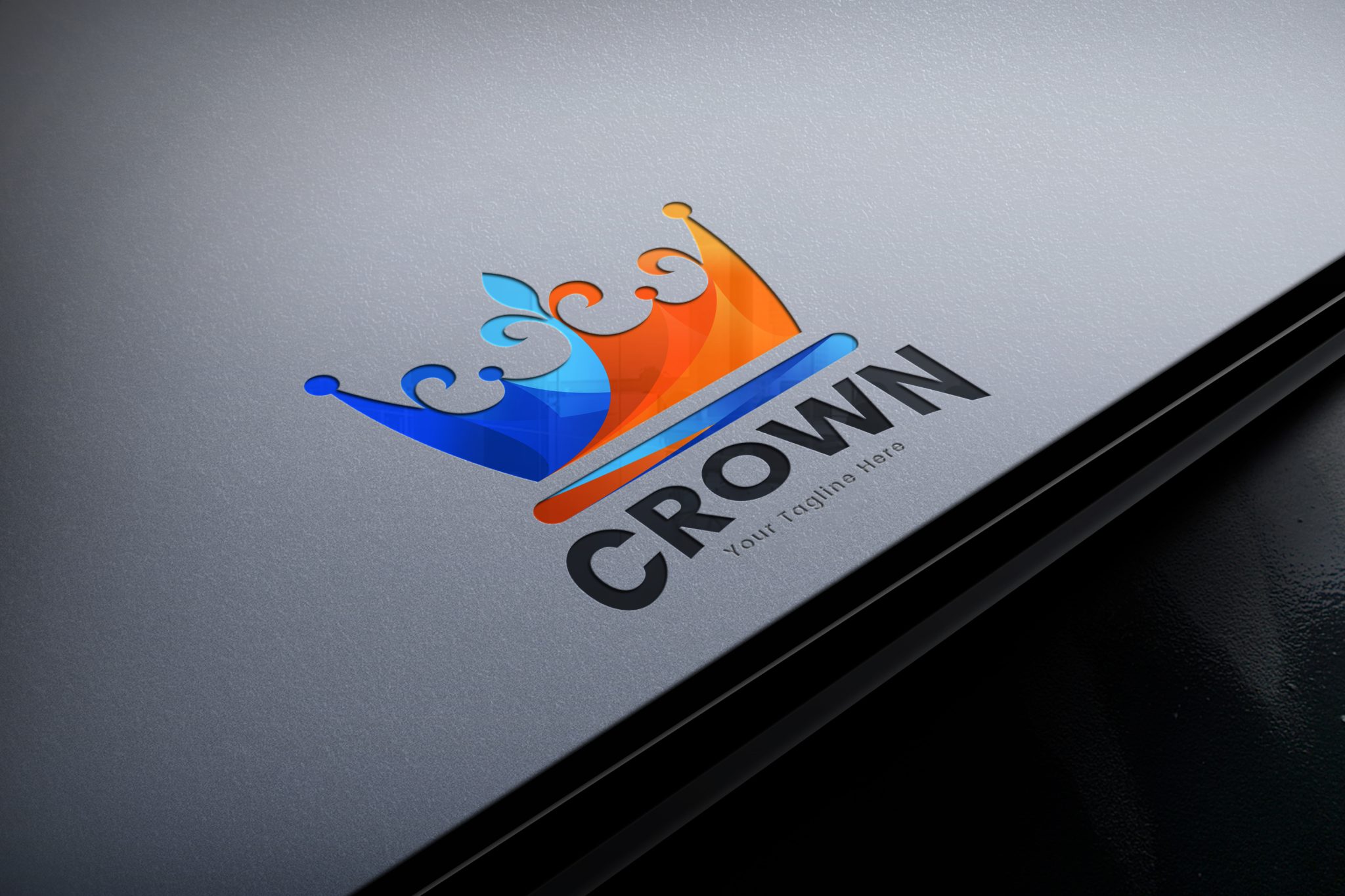 Colorful Crown Logo Design – GraphicsFamily