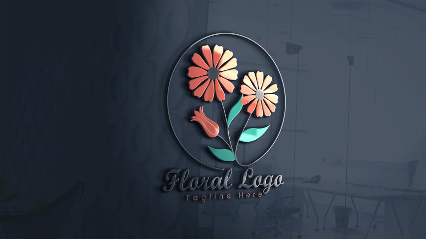 Floral Logo Concept Design – GraphicsFamily