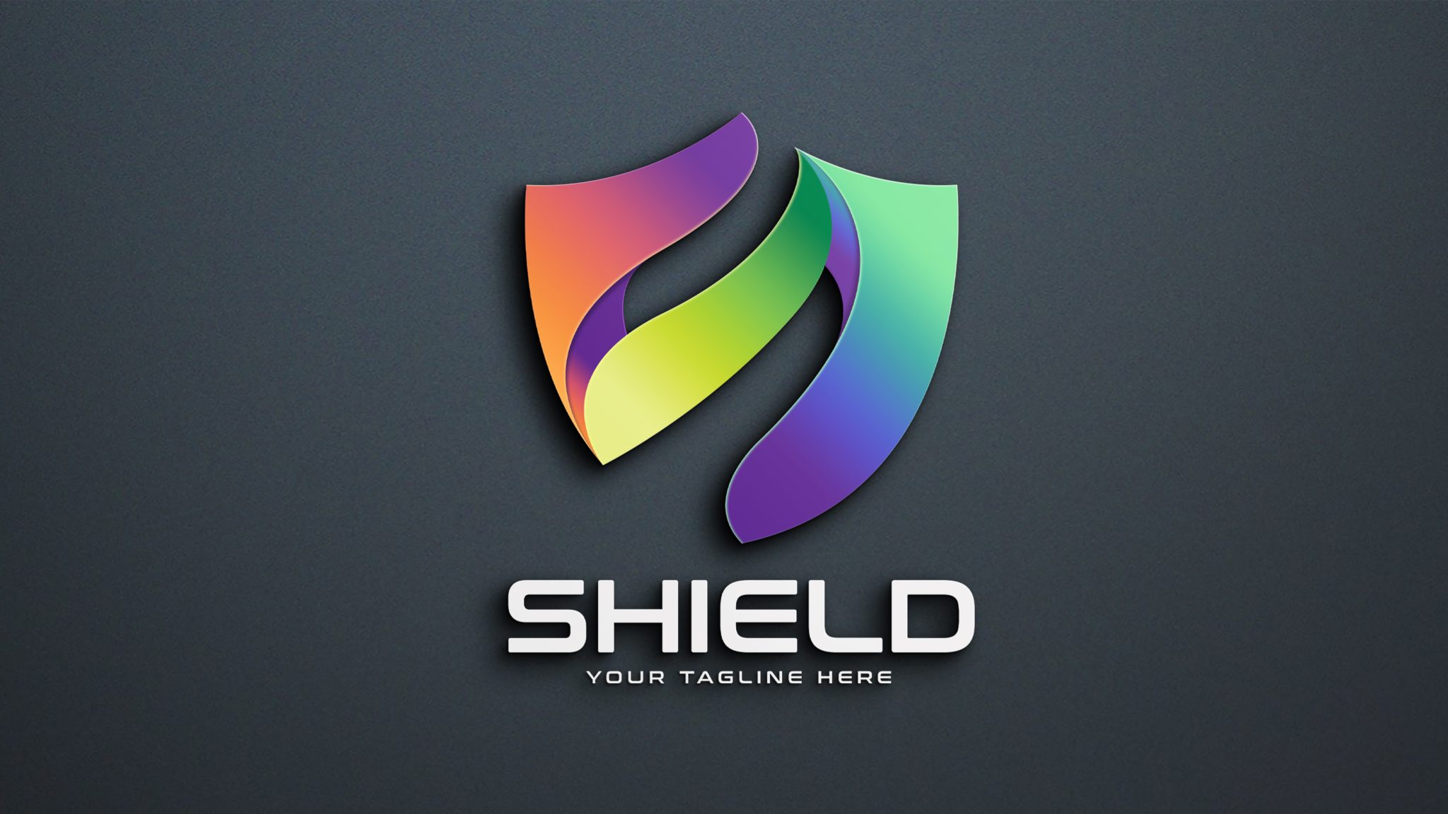 Abstract Colorful Shield Logo Design – GraphicsFamily