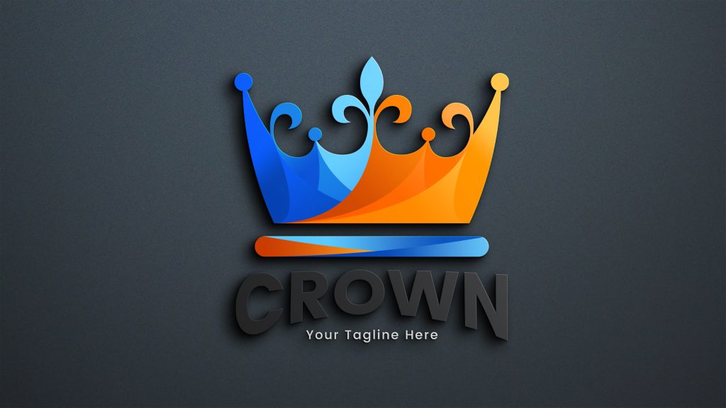 Colorful Crown Logo Design – GraphicsFamily