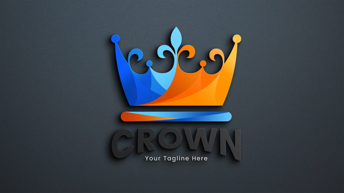 Colorful Crown Logo Design – GraphicsFamily