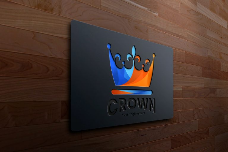 Colorful Crown Logo Design – GraphicsFamily