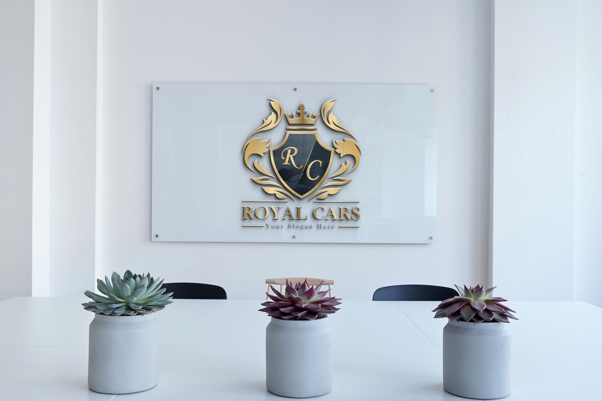 Gold Luxury Logo Design – GraphicsFamily